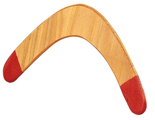 Boomerang - Durable Lightweight Wood Australian Boomerangs 18" x 7 ...