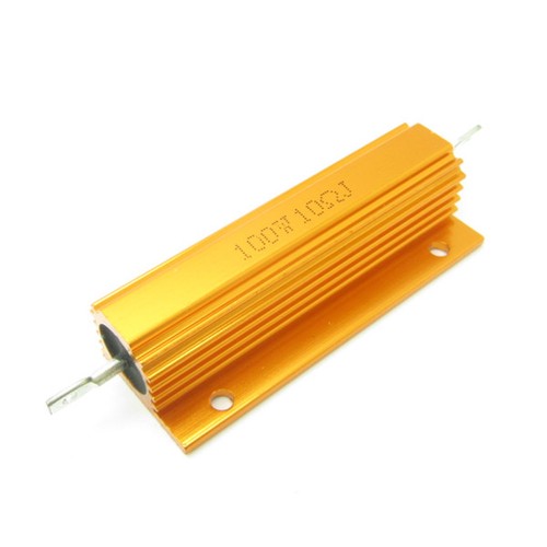 10PCS 10 Ohm 10R 100W Watt Metal Shell Case Wirewound Golden Power Resistor | eBay