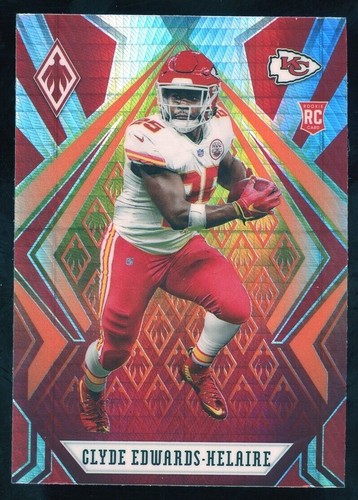 2020 Panini Phoenix Clyde Edwards-Helaire Rookie Fire Burst Chiefs RC ...