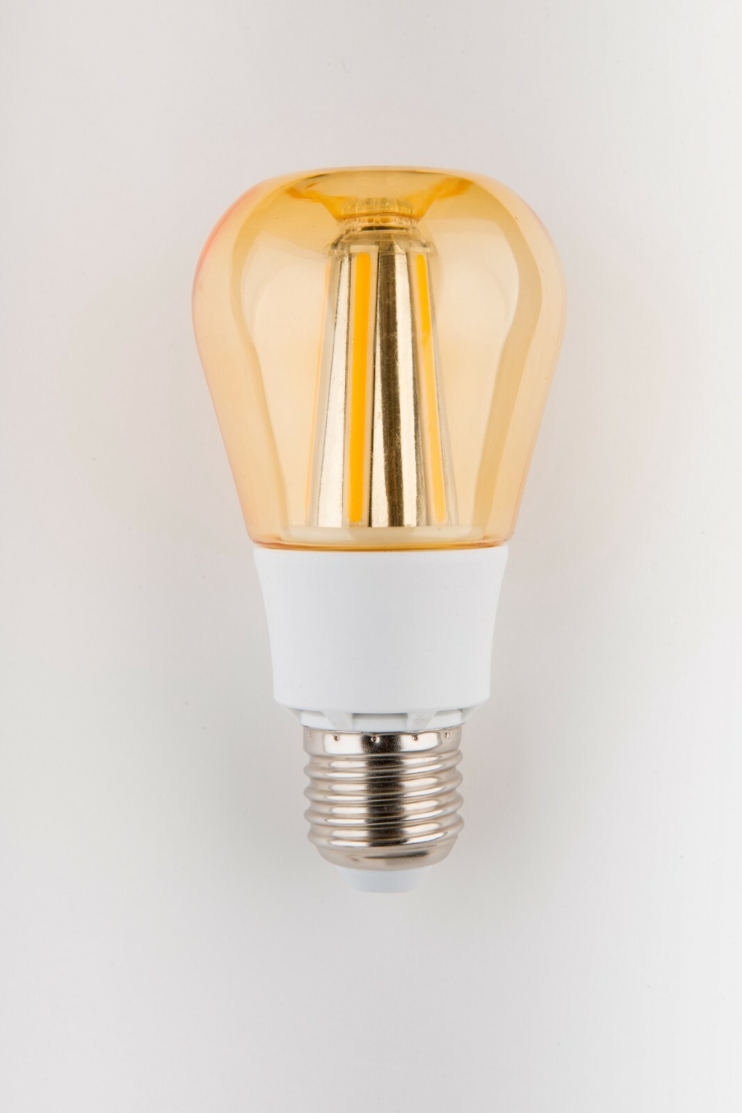 Lumieco Apple shaped LED A60 LIGHT bulb Dimmable 8W 110v 120v vintage ...