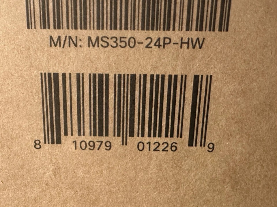 Meraki MS350-24P-HW 24-Port PoE+ L3 Cloud Switch 370W Unclaimed New | eBay