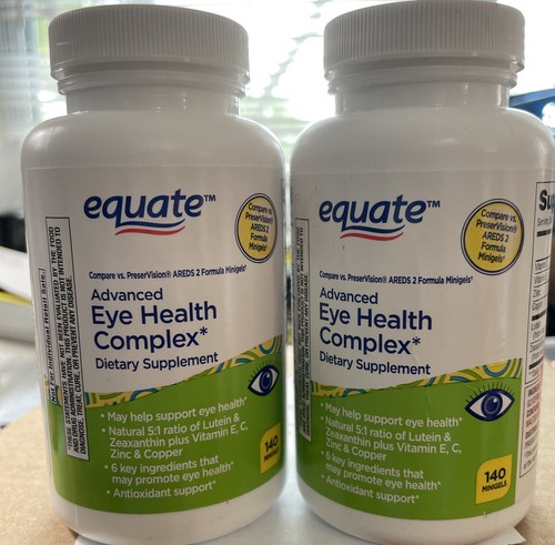 TWO 140ct Equate Advanced Eye Health Complex Softgels Exp 8/24+ | eBay