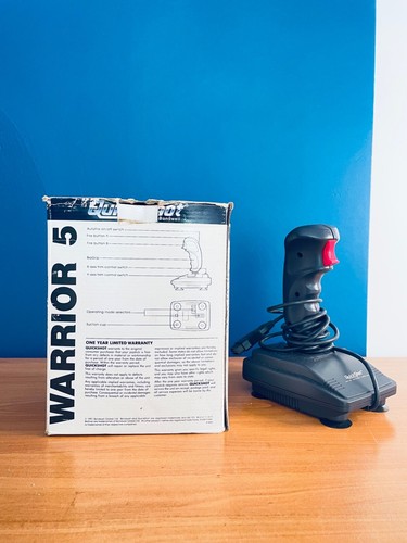 QUICK SHOT WARRIOR 5 (1991) JOYSTICK CONTROLER FOR IBM COMPUTERS | eBay
