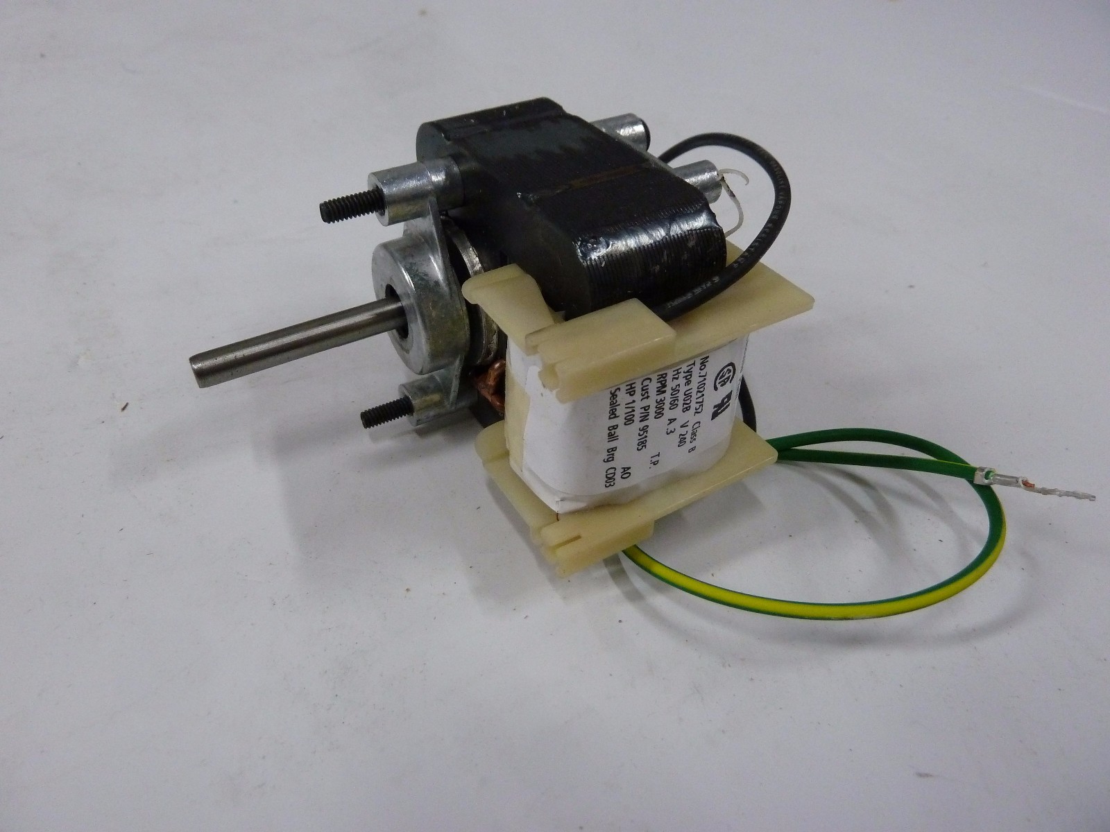 FASCO OPEN C-FRAME MOTOR 240 VAC 3000 RPM NO. 71021752 TYPE U02B [whse2 ...