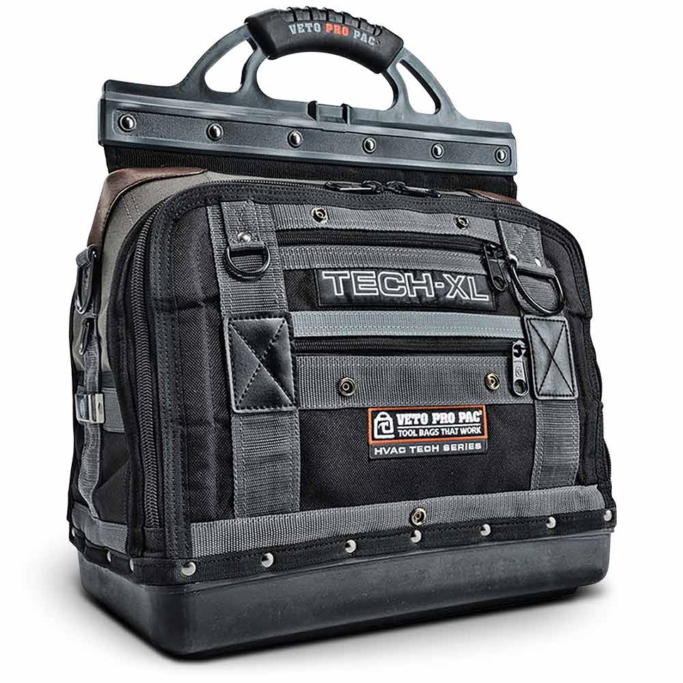 Veto Pro Pac Tech XL HVAC Tech Extra Large Close Tool Bag - VETOTECHXL ...