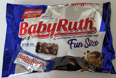 NEW BABY RUTH CHOCOLATE FUN SIZE 10.2 OZ BAG | eBay