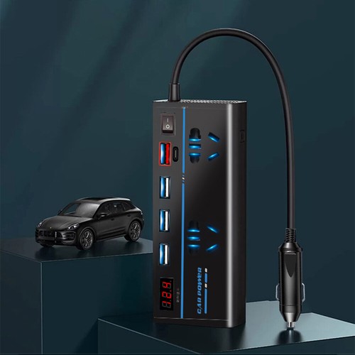 Car Inverter 200W Charger US Socket Type-C USB Original Fast Charger ...