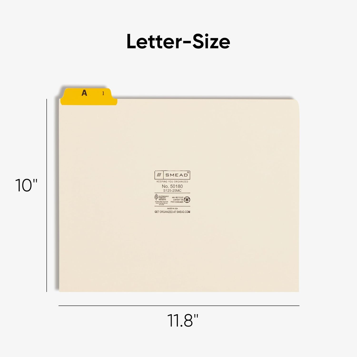 File Dividers For Filing Cabinet 25 Pieces Top Tab File Guides Set ...