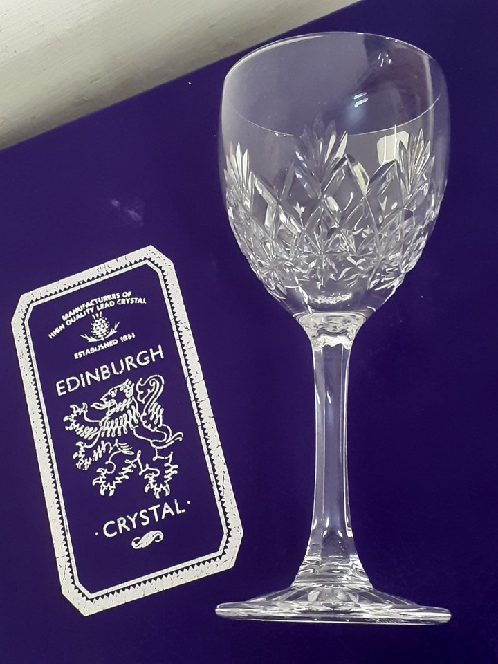 Edinburgh Crystal Kelso Wine Glasses - Boxed (20) (GA) | eBay UK