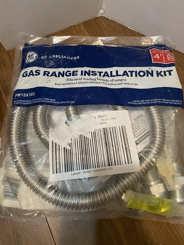 * GE Gas Range Installation Kit Appliances Universal 4' Fits Most ...