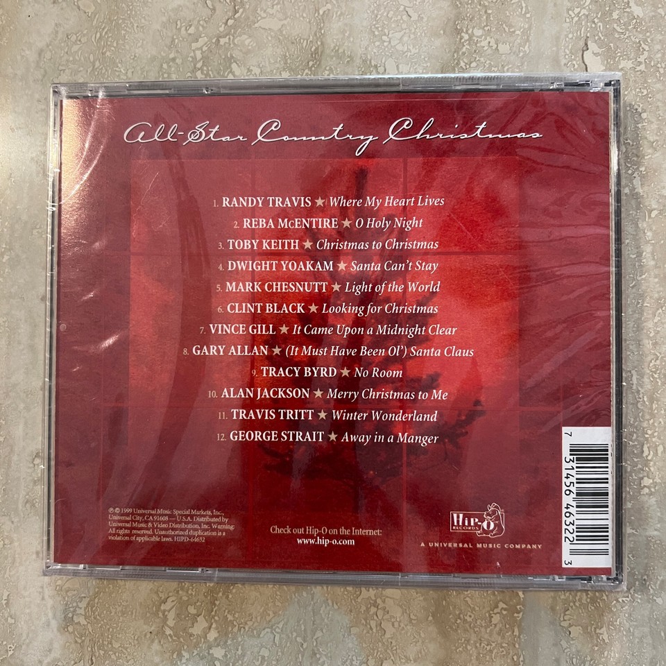 CD All Star Country Christmas Gill Strait McEntire 1999 Universal (NEW ...