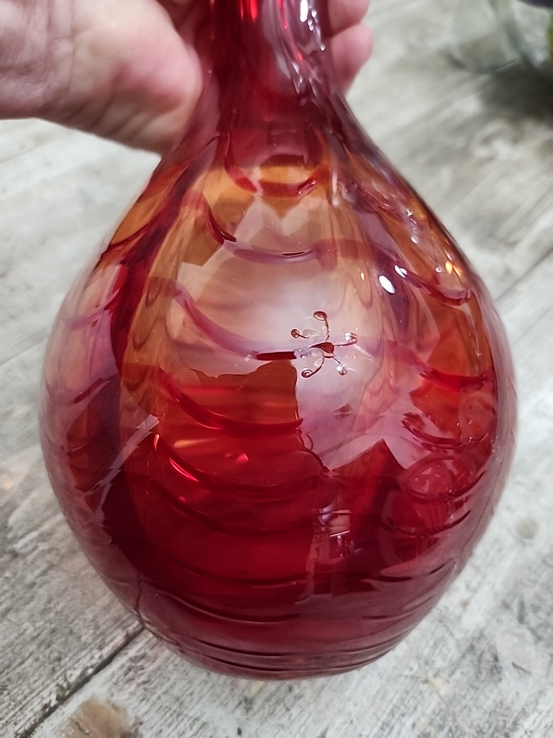 Waterford Crystal Evolution Series - Red 24" Stem Vase | eBay