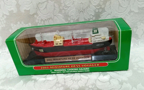 Hess Truck Mini 2002 Hess Miniature Voyager Tanker Ship NIB | eBay