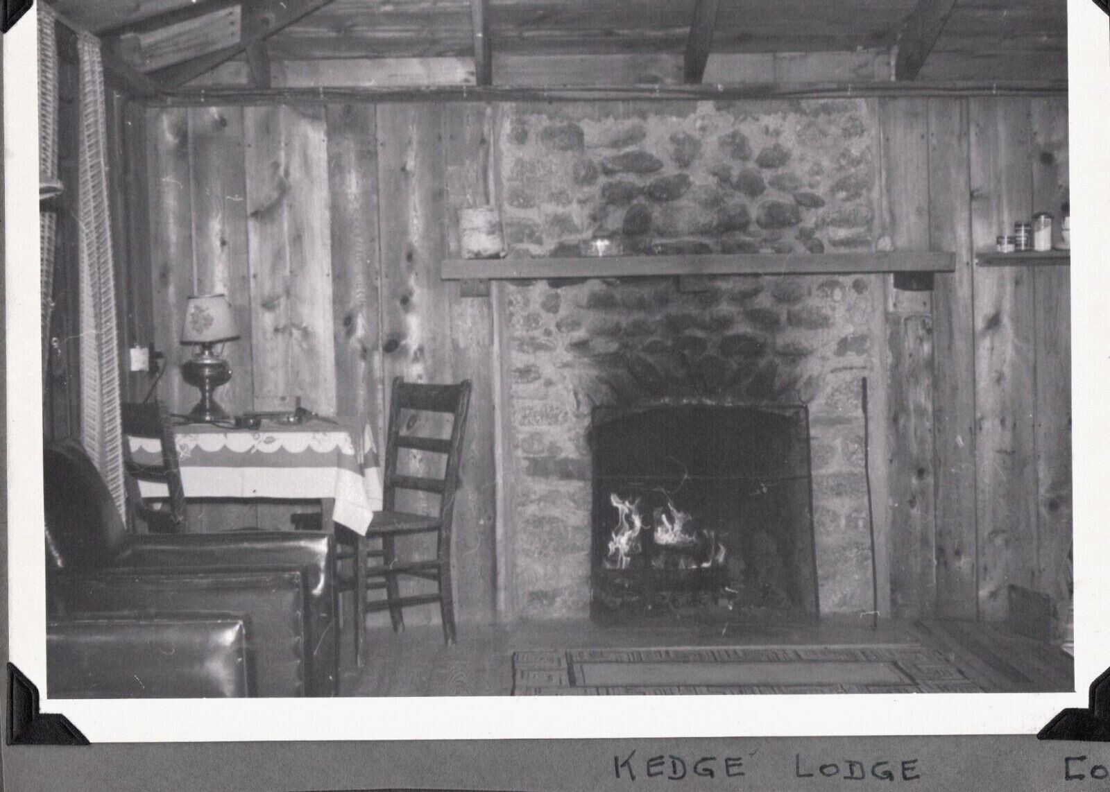 VINTAGE PHOTOGRAPH COTTAGE KEDGE LODGE KEJIMKUJIK LAKE NOVA SCOTIA ...
