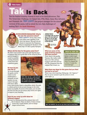 2005 Tak The Great Juju Challenge PS2 Xbox Gamecube GBA DS Print Ad ...