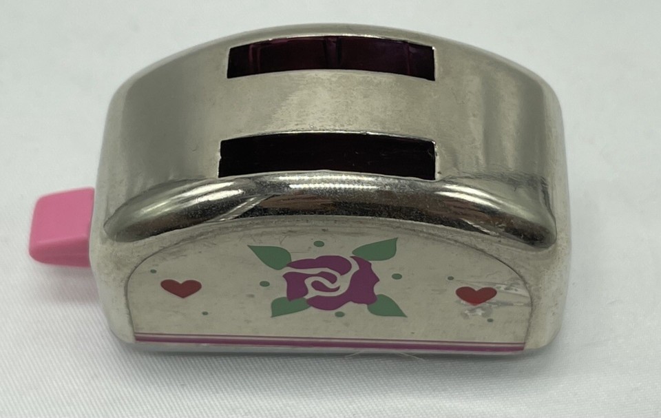 Vintage 1996 TYCO Kitchen Littles Popup Toaster w/ Roses Barbie size | eBay