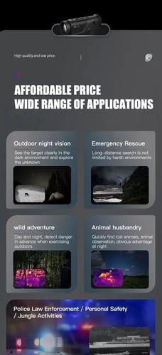 New Guide Sensmart Infrared TD210 Thermal Imaging Monocular BNIB NEW TD ...