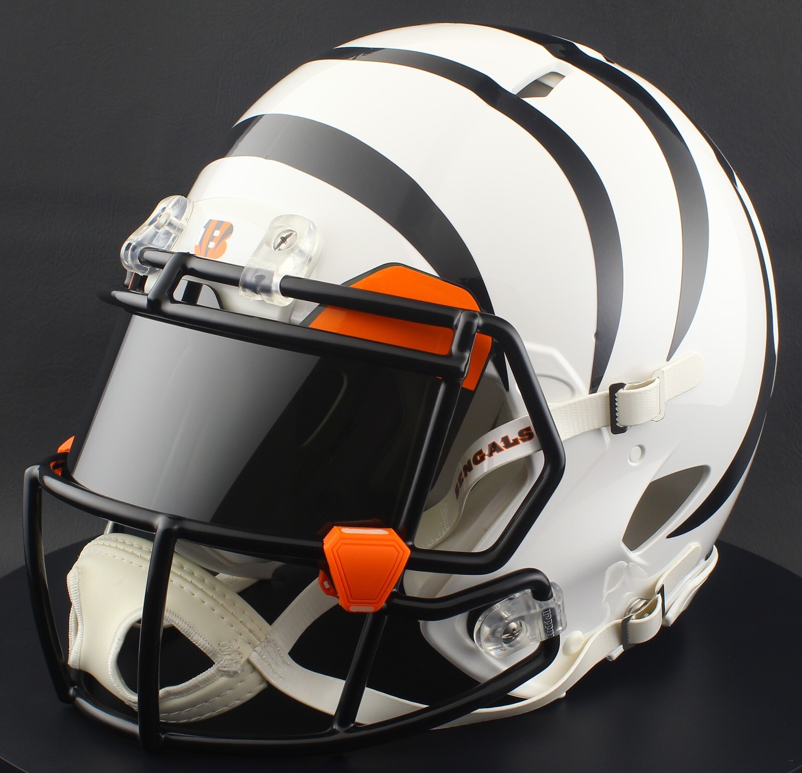 CINCINNATI BENGALS NFL Gameday REPLICA Football Helmet w/ Eye Shield ...