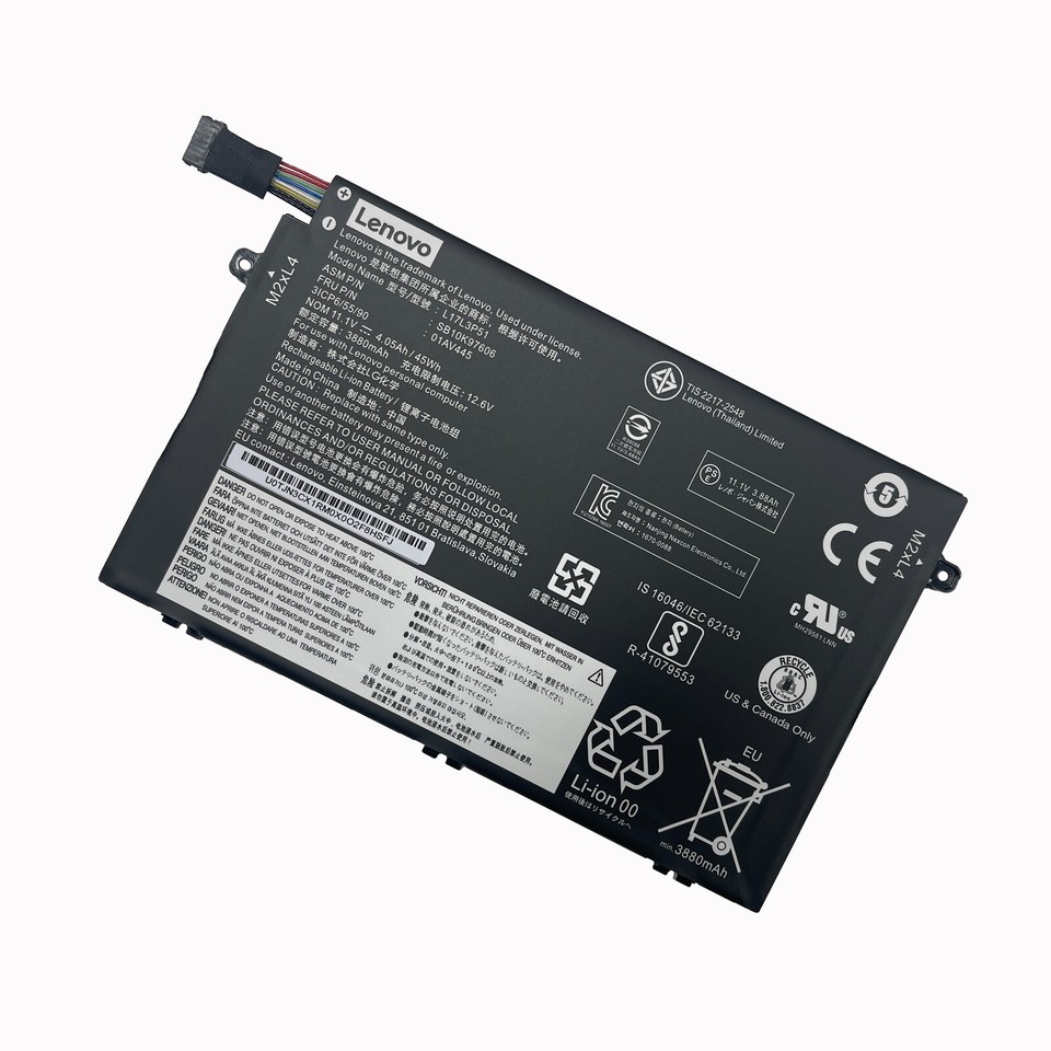 OEM 01AV445 L17L3P51 battery For Lenovo ThinkPad E480 E490 E590 E580 ...