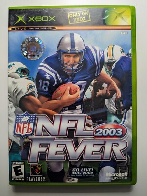 MINT! NFL FEVER 2003 XBOX CIB COMPLETE - FREE SHIPPING! 805529139480| eBay