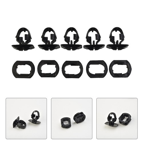 Waterproof Clips W/ Grommet Accessories Black Bracket Kit Nylon Parts ...