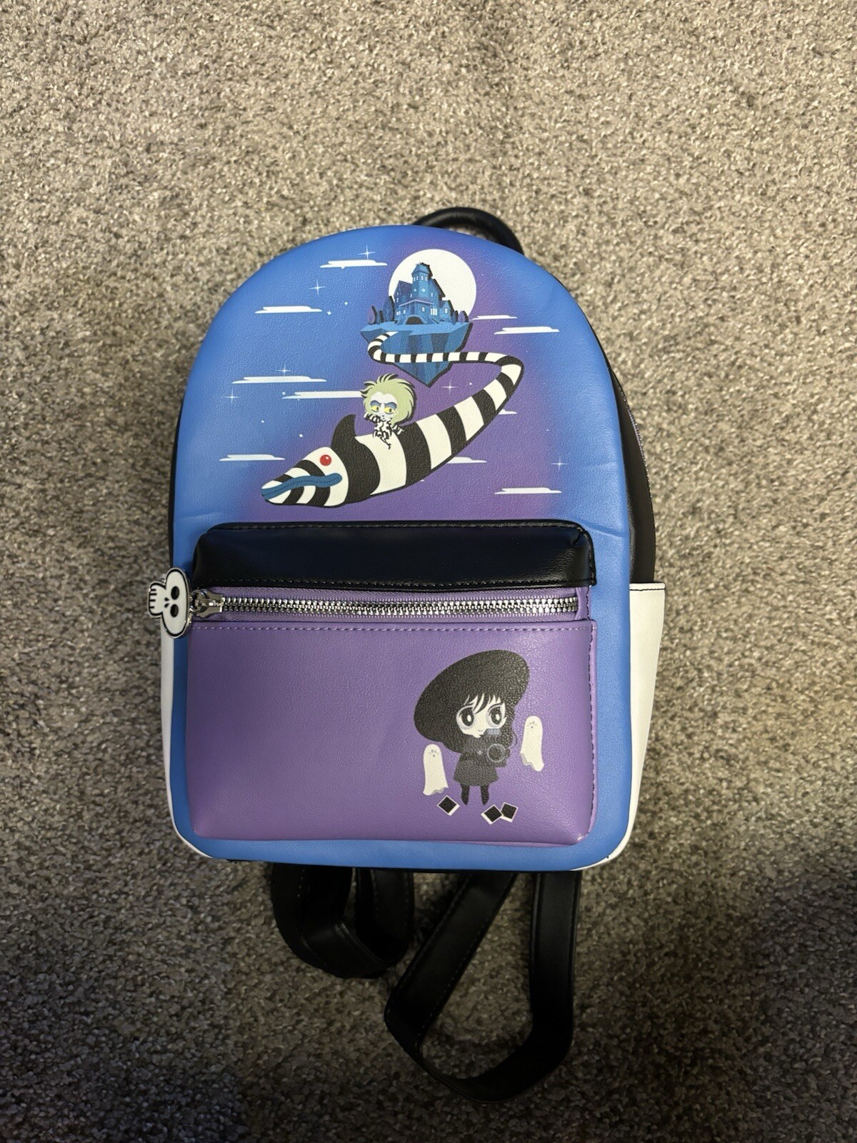 Used Her Universe Beetlejuice Sandworm Mini Backpack … - Gem
