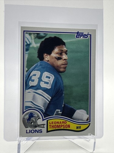 1982 Topps Leonard Thompson Football Card #352 NM-MT FREE SHIPPING | eBay