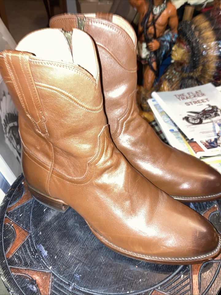 Tecovas The Earl Men's Western Chocolate Boots Size 12 EE | eBay