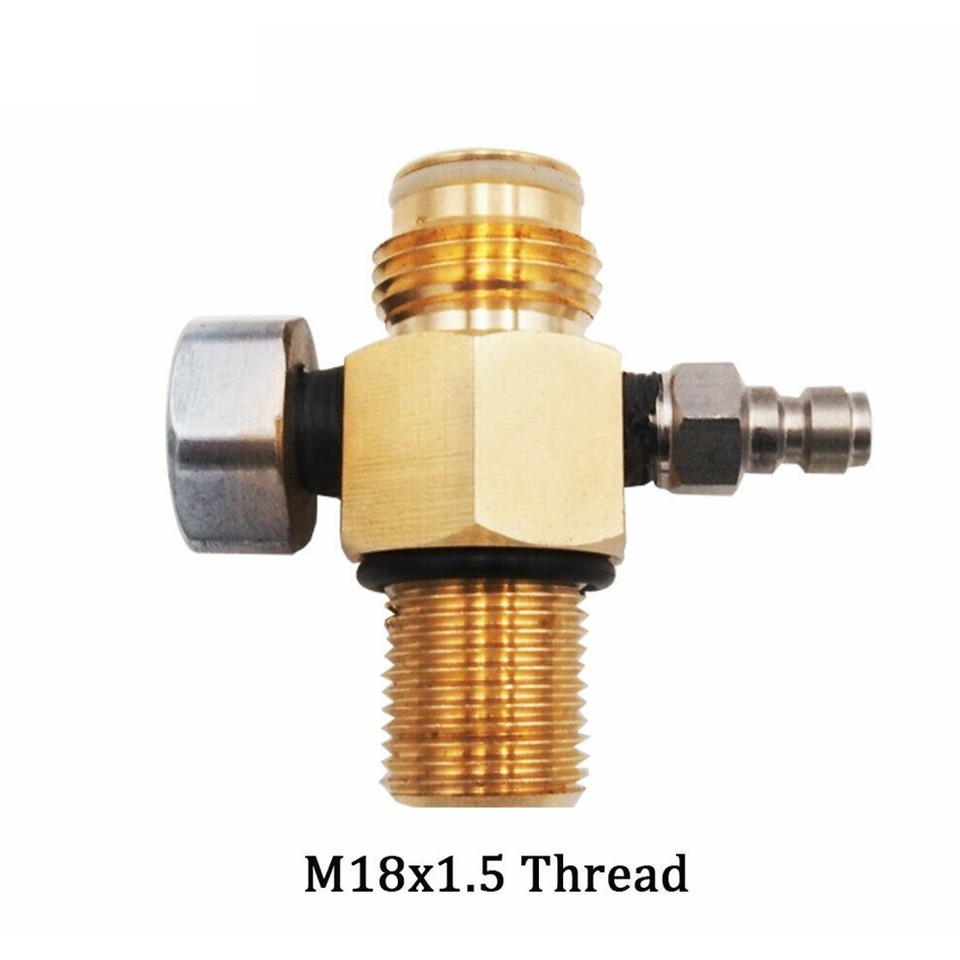 HPA Tank Pin Valve Regulator 0-5000psi 3000psi Input Pressure Paintball ...