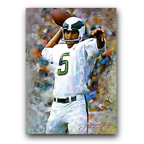 Roman Gabriel #9 Art Card Limited 49/50 Edward Vela Signed ...