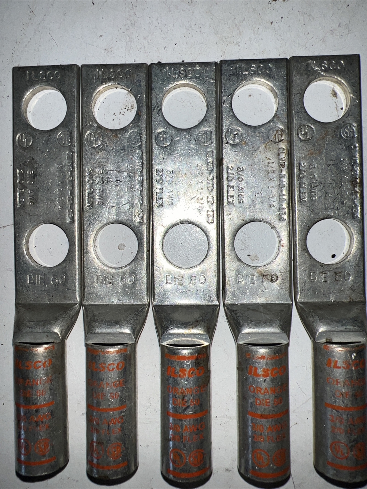 Ilsco CLWD-3/0-12-134 Surecrimp Clwd Series Compression Lug With Sight ...