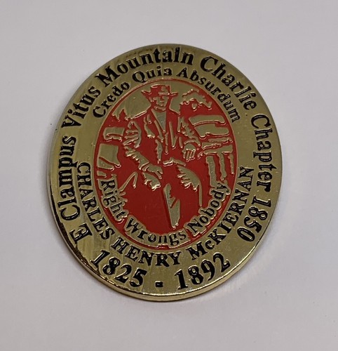 Charles Henry McKiernan Clampus Vitus Mountain Charlie Chapter 1850 Pin ...