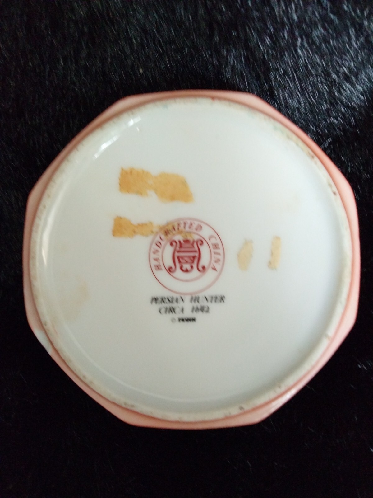 Vintage Mann "Persian Hunter Circa 1642" Handcrafted China Trinket Box ...