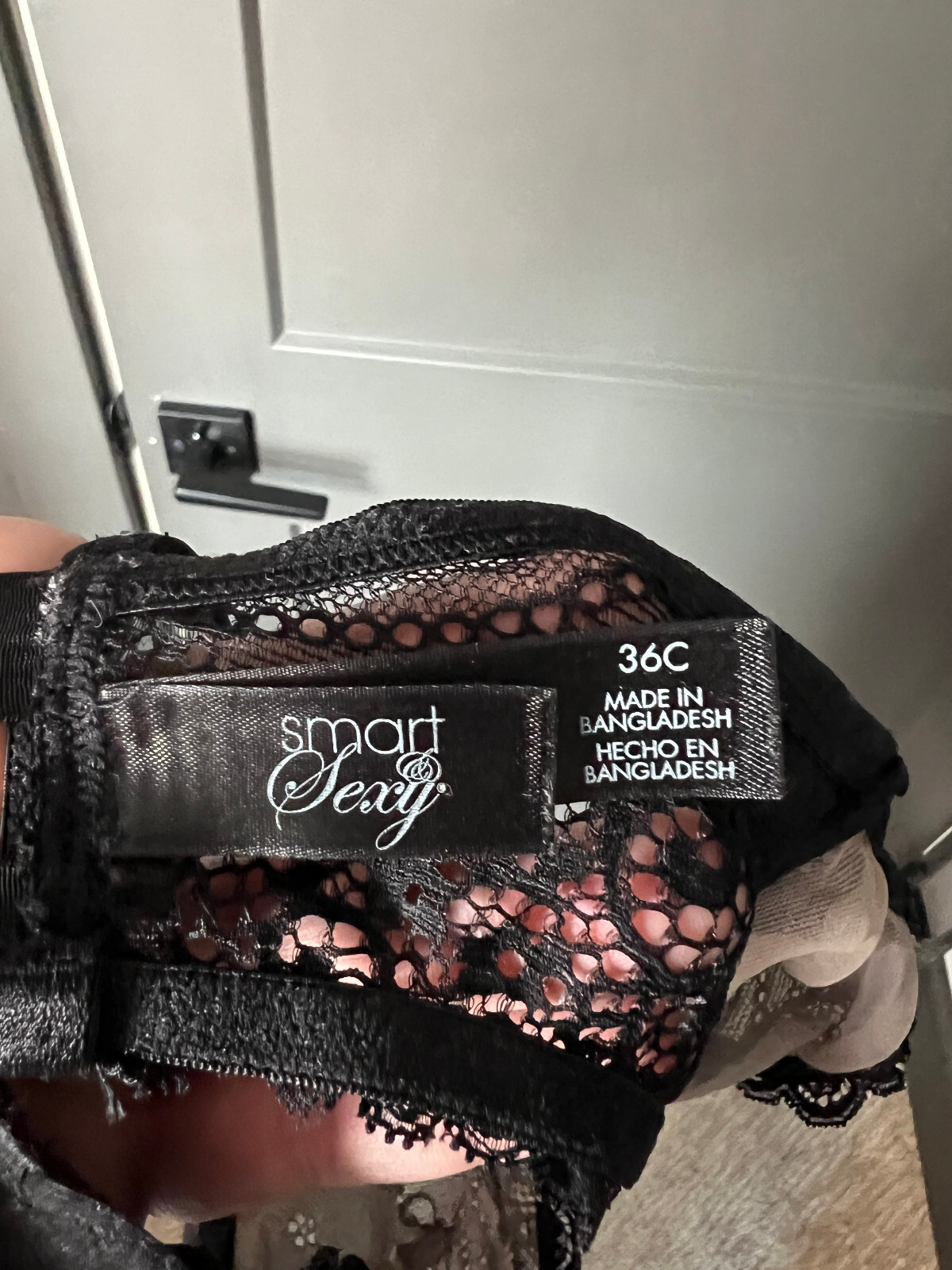 Smart And Sexy Lace Bra Vintage Style Black 36c Gem