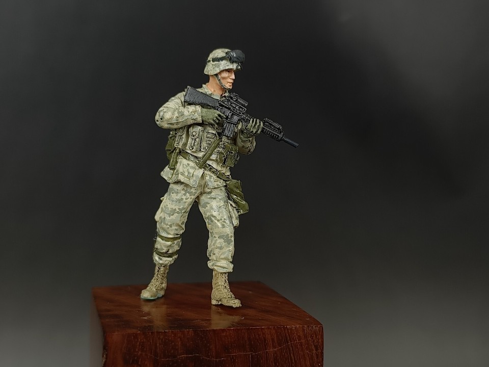 1/35 Built and Painted U.S Marine Combat Squad Team Soldier B Figure ...