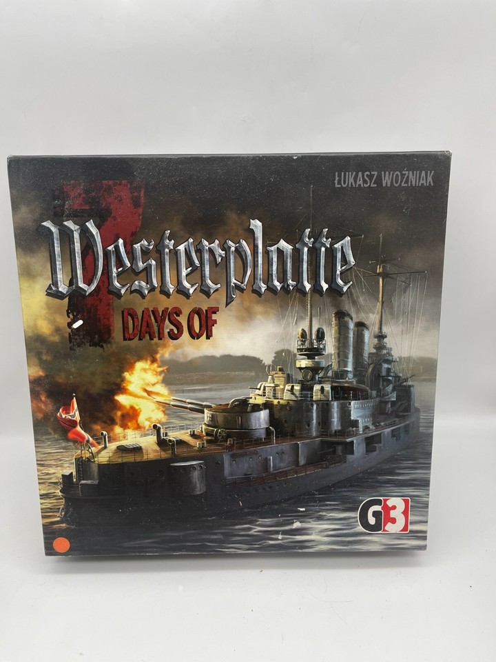 7 Days of Westerplatte WWII Military Strategy Board Game G3 Games Lucas ...