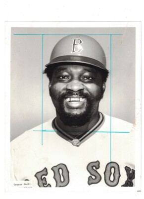 George Scott Boston Red Sox 1980 USED 8x10 Press Photo RH5 | eBay