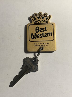 Best Western Hotel Motel Room Key METAL Fob & Key Deltona Florida #260 ...
