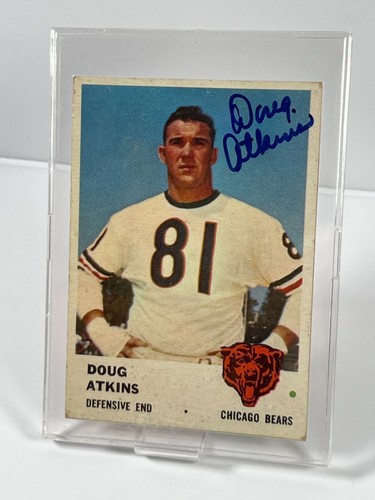 SIGNED 1961 Fleer - #9 Doug Atkins AUTOGRAPH AUTO | eBay