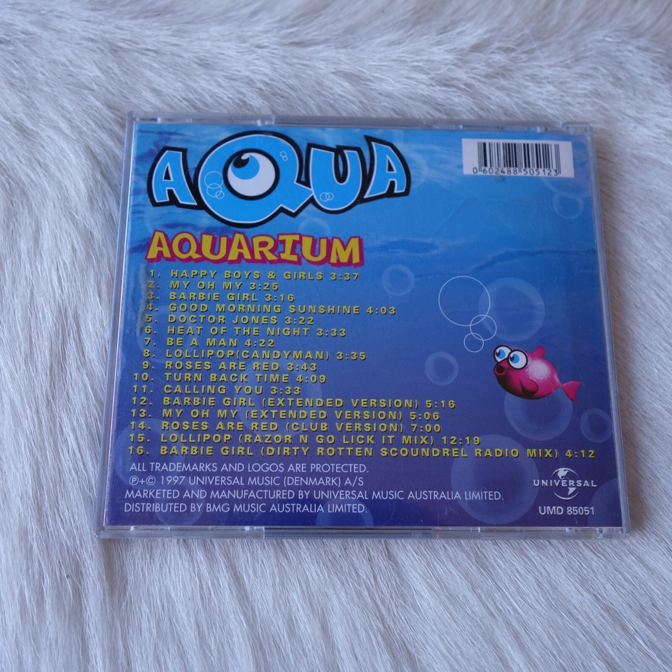 AQUA AQUARIUM CD 1997 Debut Studio Album Cd Dance Pop Cd Eurodance Cd ...