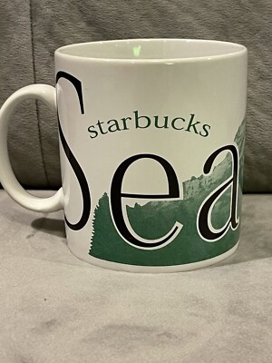 Starbucks Seattle City Mug Collector Series Jerry Greer Jan Belson 1994 ...