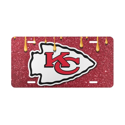 Aluminum Vanity License Plate. Kansas City Chiefs Vanity License Plate ...