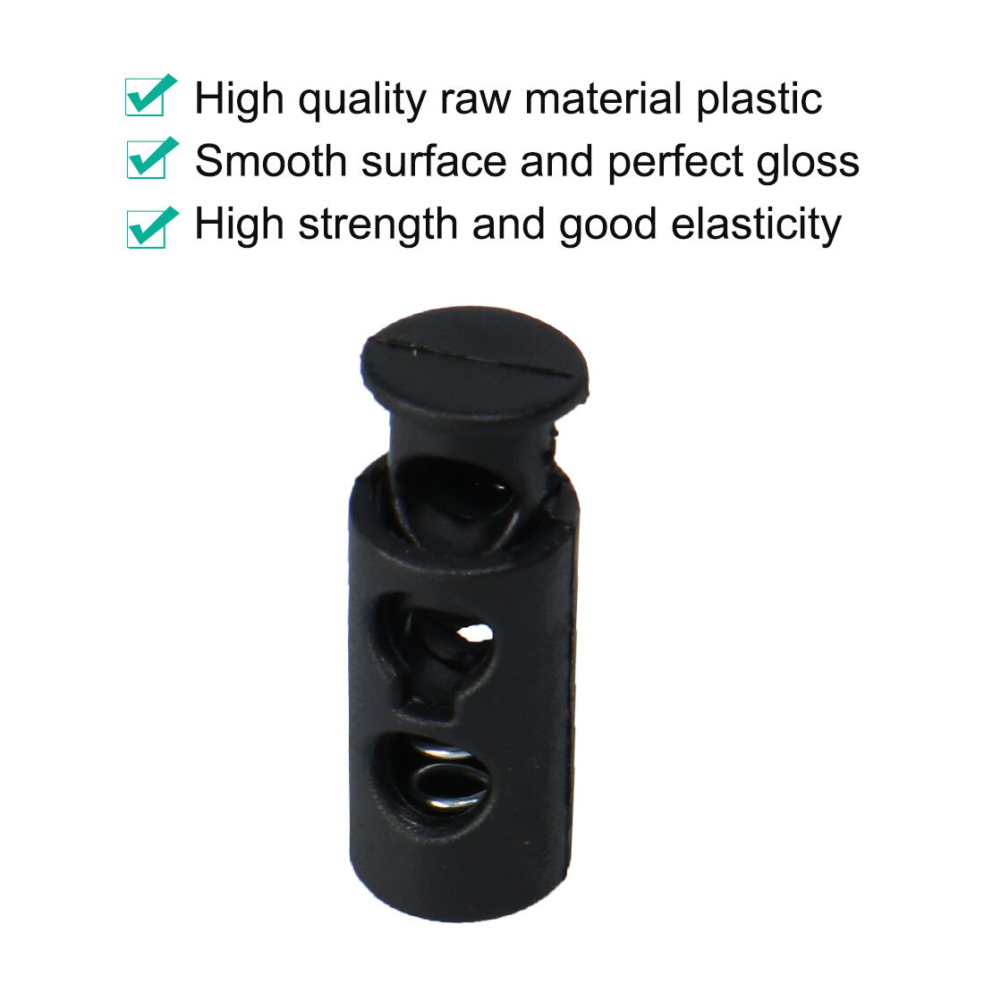 Cord Lock Enosea 12 Pcs Metal ,Double Hole Draw String Clip Cord ...