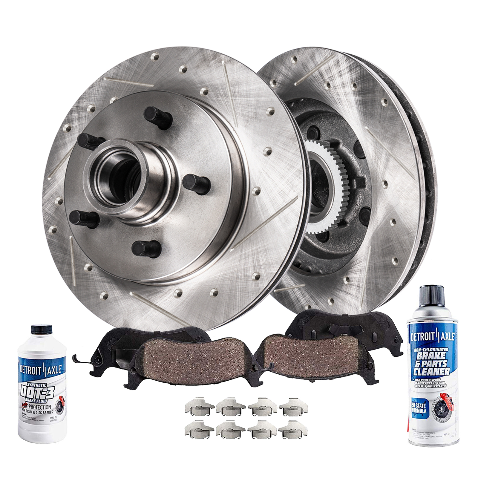 267mm Front Drilled Brake Rotor Ceramic Pad for S10 Blazer Monte Carlo ...