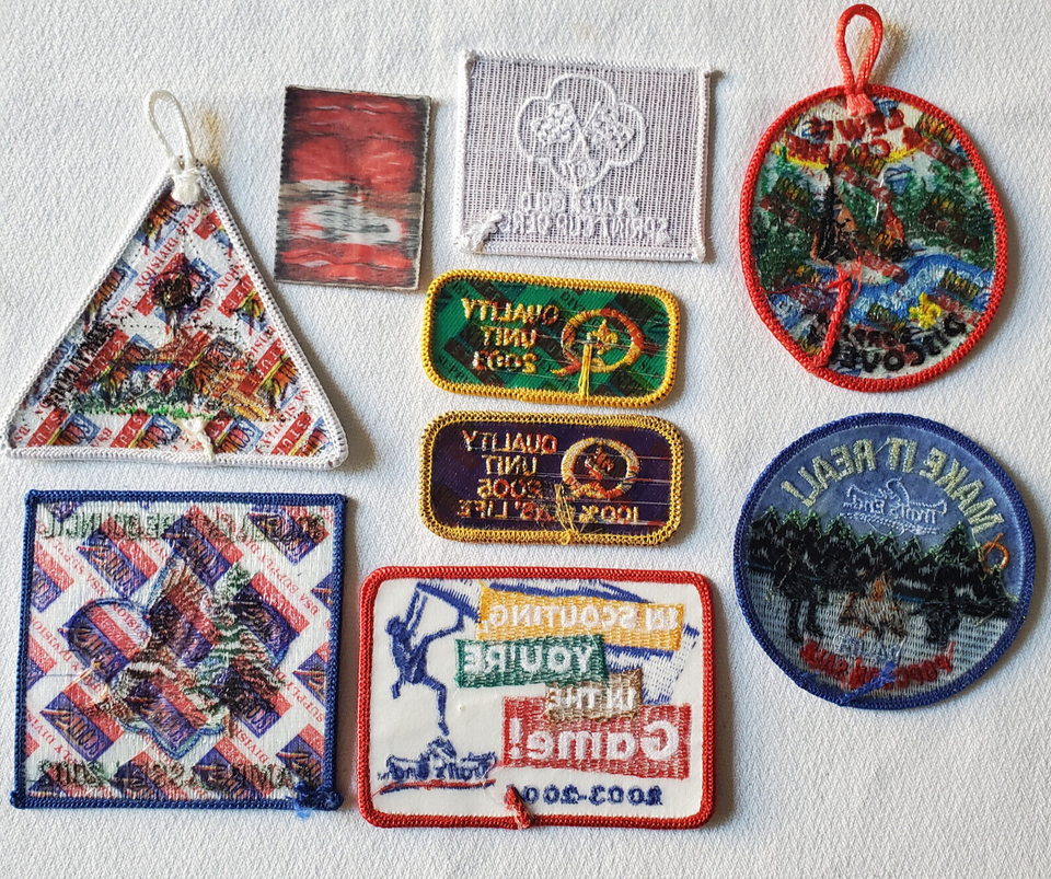 9 BSA Patches Golden Empire Council GEC Boy Scouts Camp Lassen ...