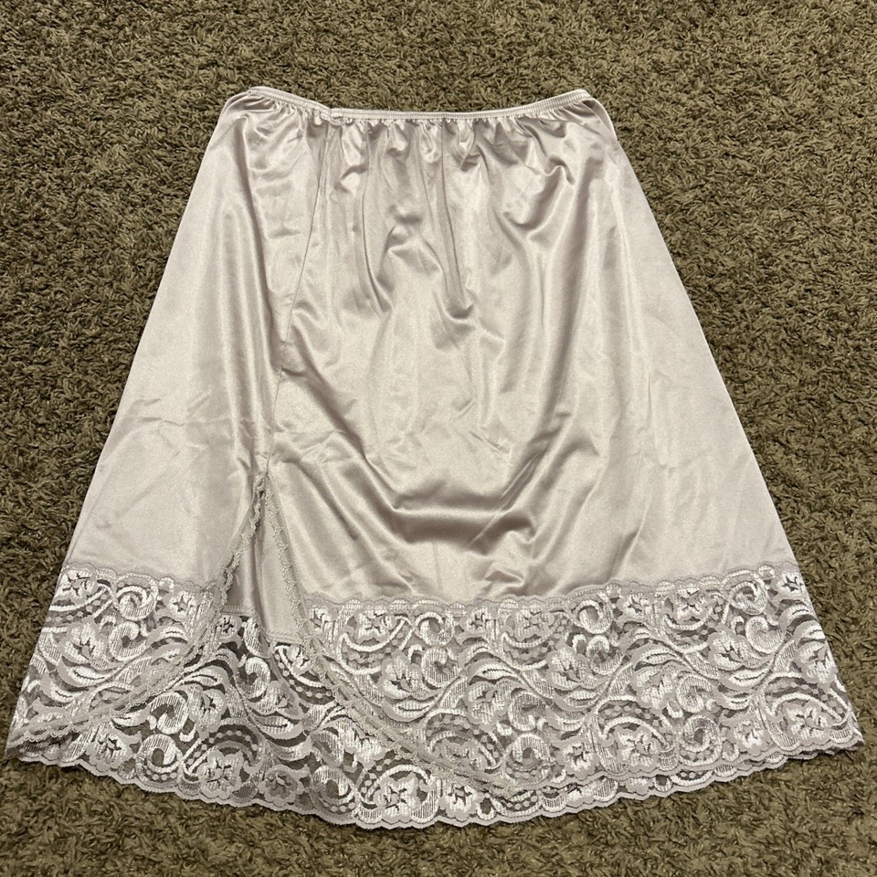 💖 VANITY FAIR Vintage Half Slip Skirt Lace Trim M Nylon B23 | eBay