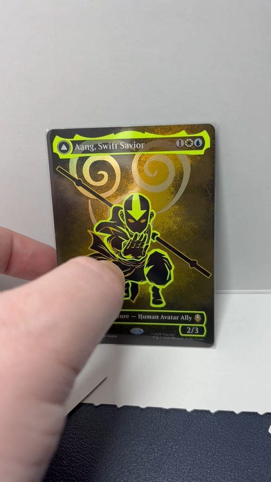 Aang, Swift Savior (Borderless) (Neon Ink Foil) Avatar: The Last ...