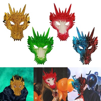 Dragon Cosplay Mask Head Cover Dragon Head Mask for Shows Festival ...