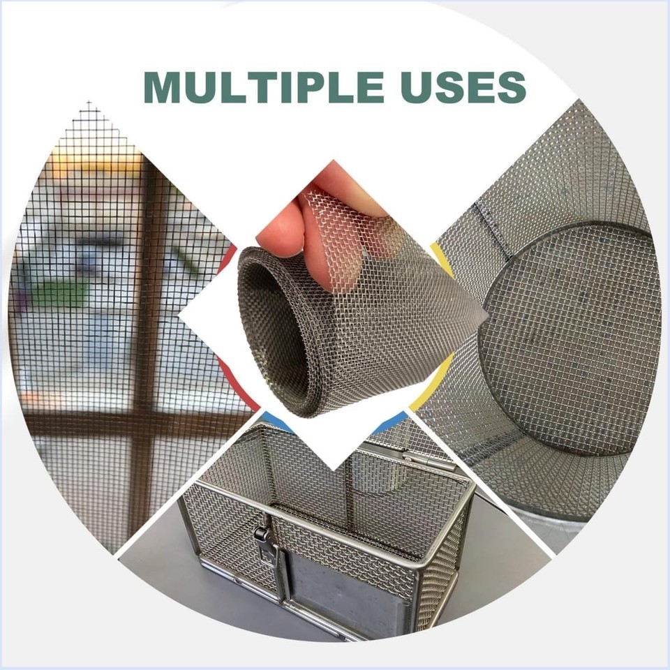 Stainless Steel Woven Wire Mesh (filter grading sheet) Metal Silk to ...