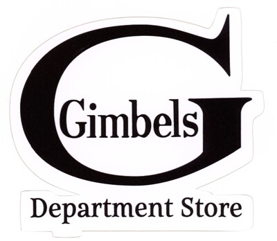 Gimbels Department Store Logo #3 Sticker (Reproduction) | eBay